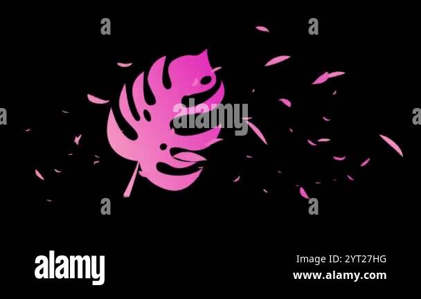 Flower growth animation concept. Beautiful colorful flower like grow ...