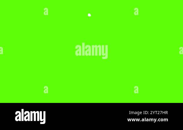 Moving down Cartoon liquid Numbers pack animation green screen ...