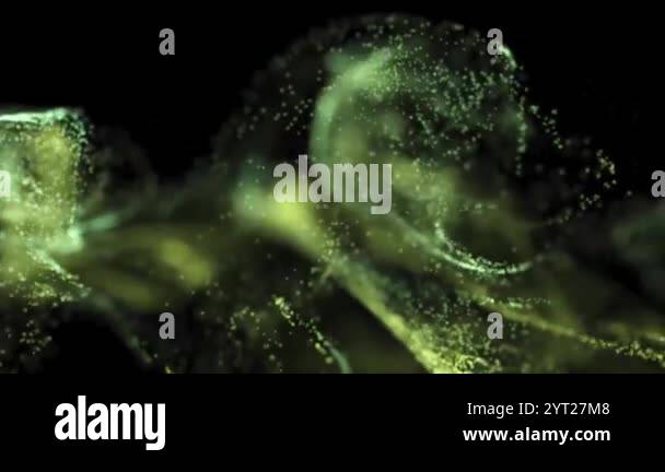 Neon fluid background of colorful particles exploding. Fluid motion ...