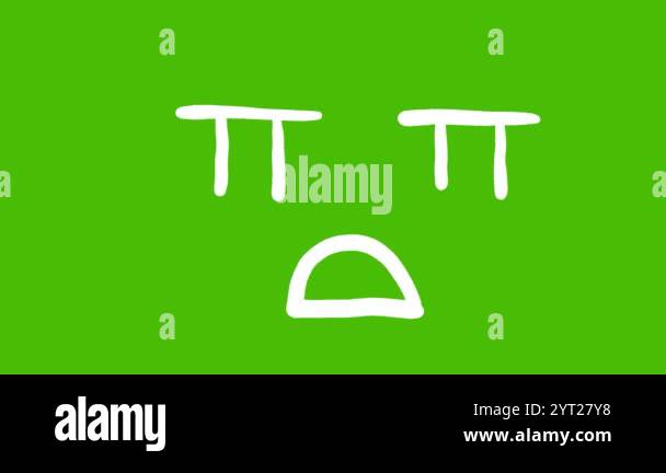 Scribble Face Icon Hand Drawn, Animated Emoji Sticker Hand Draw ...