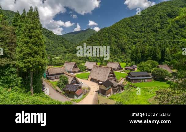 Suganuma Village, Toyama, Japan in the remote Gokayama Region Stock ...