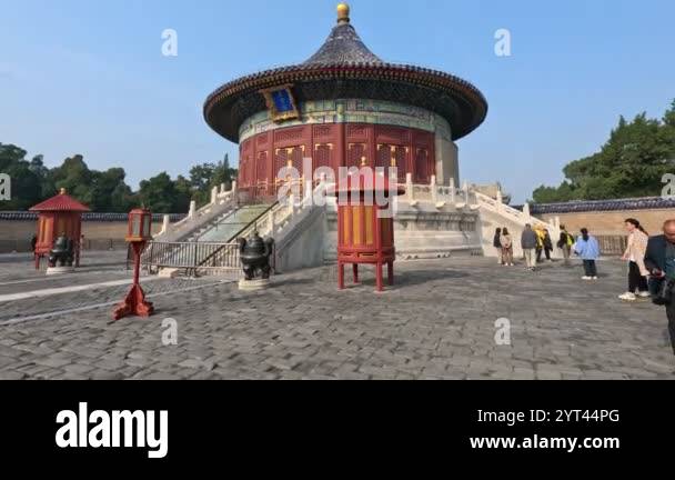 Beijing, China- 1 Nov 2024: The Imperial Vault of Heaven at the Temple ...