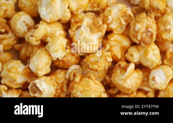 Scattered caramel popcorn texture Stock Videos & Footage - HD and 4K ...