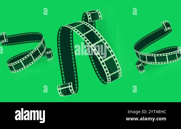 Animation film transitions pack green screen. High contrast. Chroma key ...