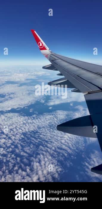 Istanbul, Turkey - 15 Nov 2024: Turkish Airlines plane with its iconic ...