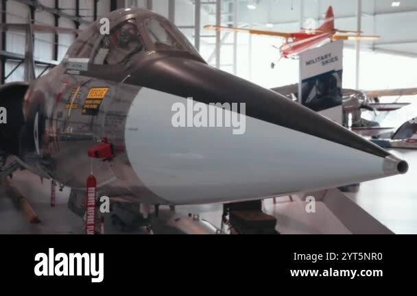 The Avro Canada CF-100 Canuck, an old fighter jet, is showcased in the ...