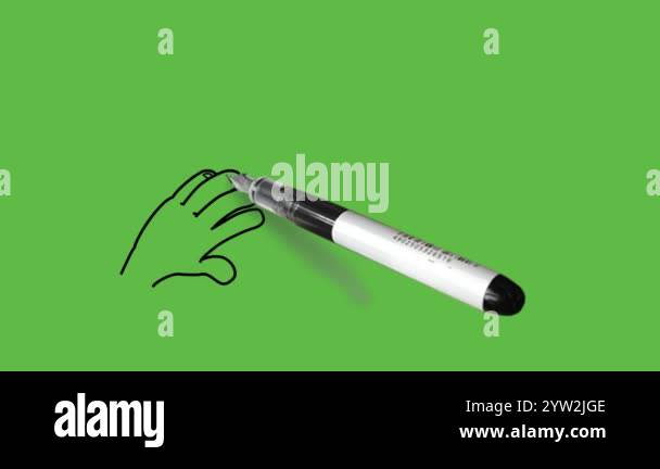 draw human hands try to make some lines hold scale in left hand and ...