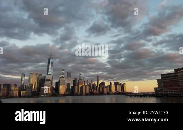 NEW YORK, USA - MARCH 3, 2024: The stunning and breathtaking view of the NYC skyline ...