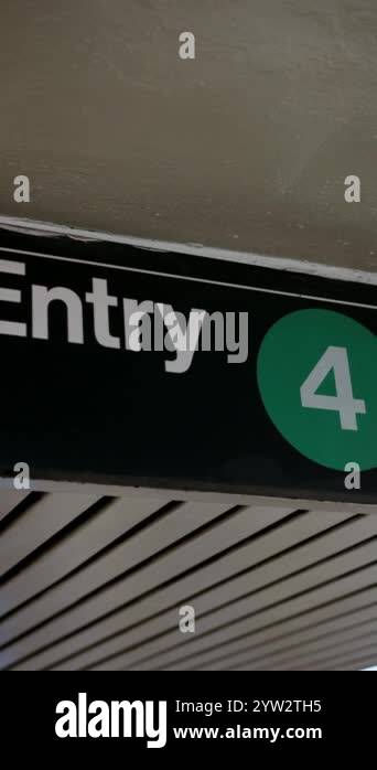 Entry Signage for Public Transport Station Helping Users Navigate ...