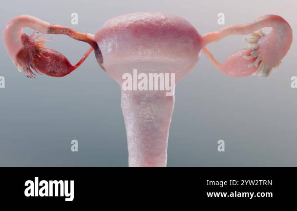 Ovarian malignant tumor, Female uterus anatomy, Reproductive system ...