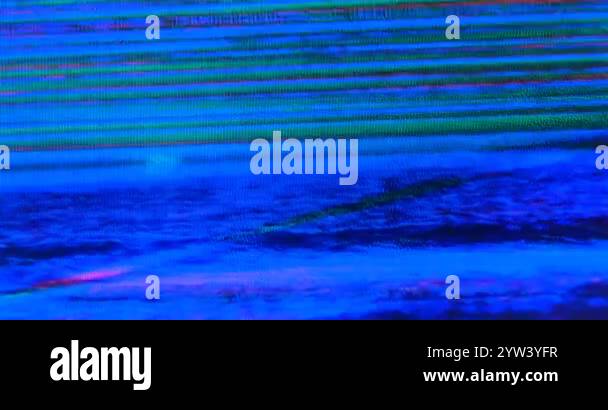 Glitch camera effect. Retro VHS background. Old video template. No ...