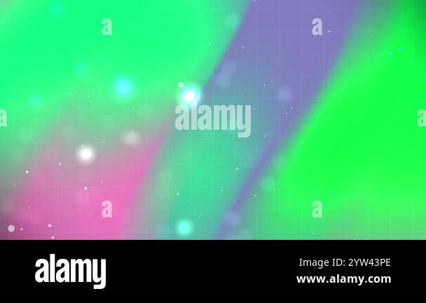 Green and purple blurred background with a faint grid pattern and tiny ...