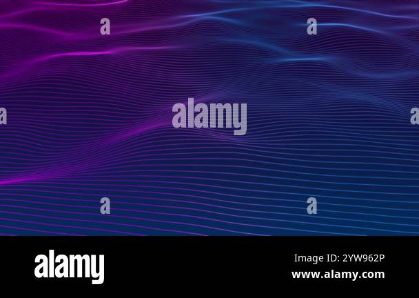 Abstract digital futuristic Technology or science dynamic particle ...