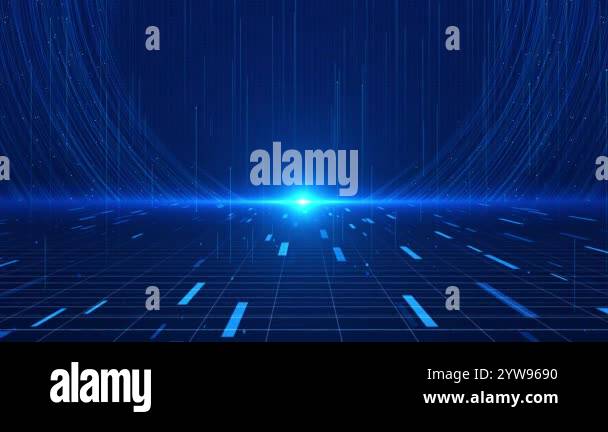 Futuristic digital motion abstract matrix cyber environment big data ...