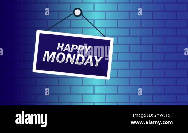 Happy monday greeting card Stock Videos & Footage - HD and 4K Video ...