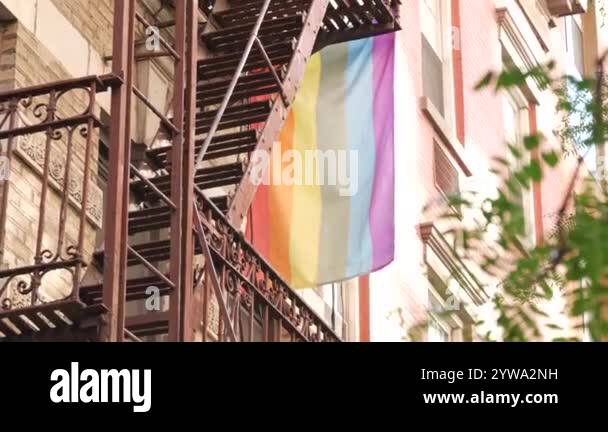 New York City building architecture, Manhattan USA. Urban residential ...