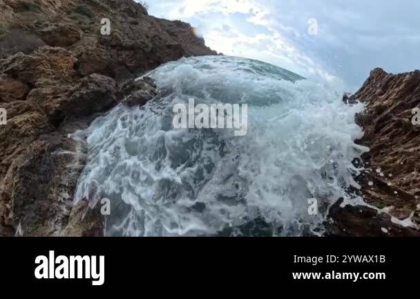 Effect of coastal erosion Stock Videos & Footage - HD and 4K Video ...