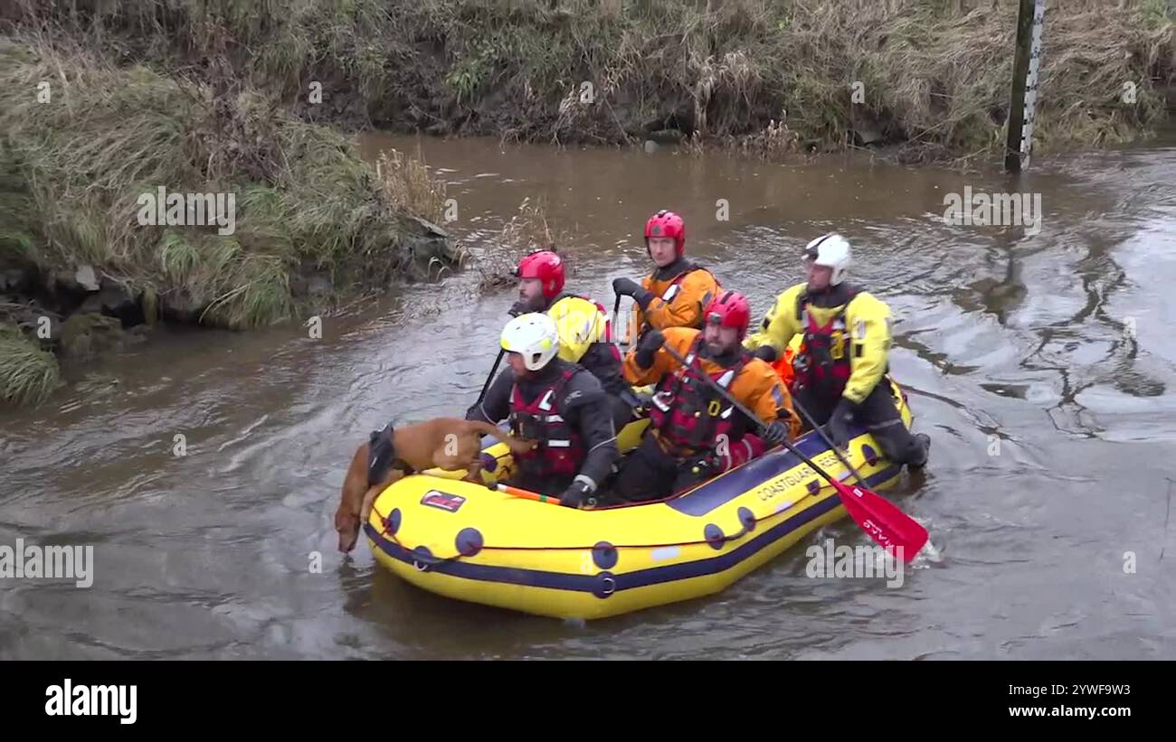 Police wade through River Aln Tom Voyce as search for Tom Voyce ...