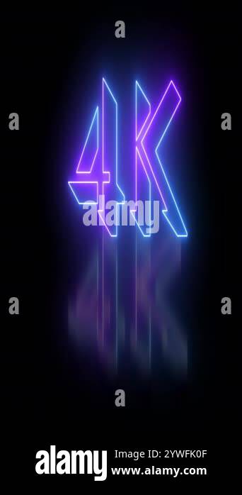 4K text animation in vertical high resolution. Easy to put into any ...