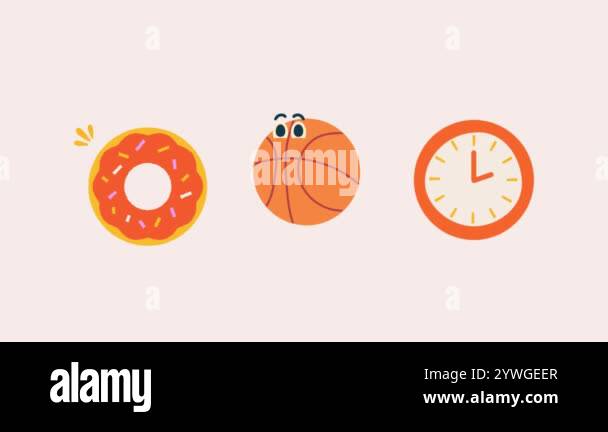 Cartoon basketball icon Stock Videos & Footage - HD and 4K Video Clips ...