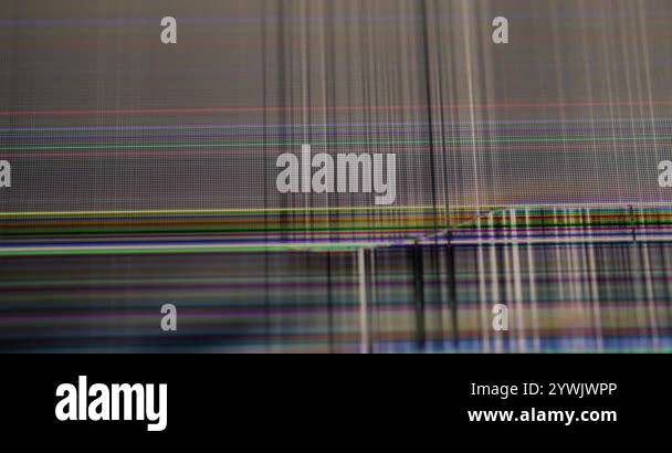 Analog glitch. Bad transition. Disturbance digital signal due to screen ...