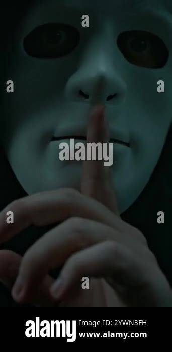 Vertical POV shot of being kidnapped and tortured by male Caucasian ...