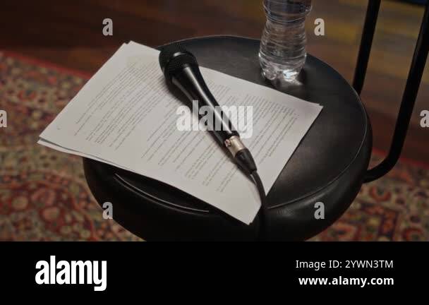 Closeup microphone lying on Stock Videos & Footage - HD and 4K Video ...