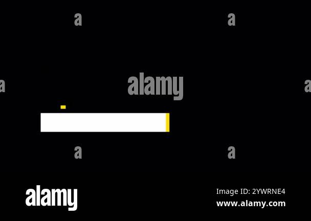 Minimal modern lower third yellow and white color line. Motion graphic ...