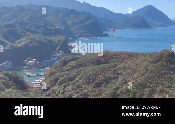 Bitoujiao Trail, New Taipei City - 2024/12/01: Binhai Line, Lighthouse ...
