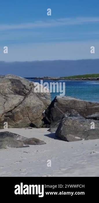 Nestled along the coastline, this secluded beach showcases stunning ...