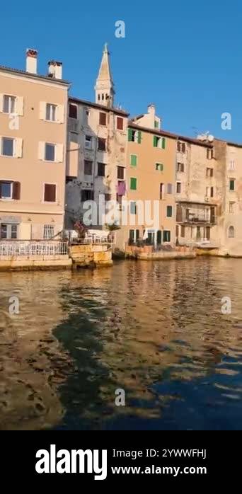 The charming waterfront unveils a collection of quaint buildings with ...