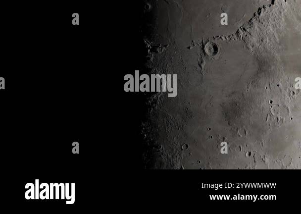 Surface of the Moon showcasting in detail Copernicus crater, 90 km in ...