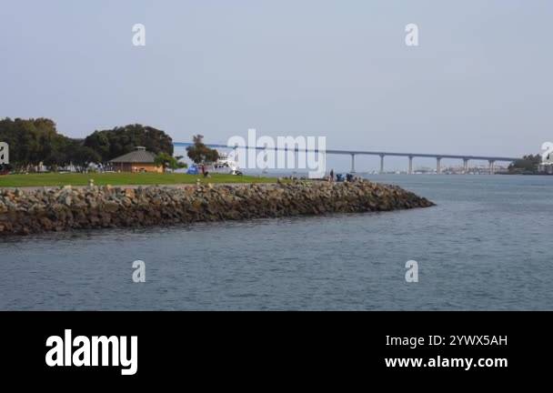 Coronado bridge rocky shoreline Stock Videos & Footage - HD and 4K ...