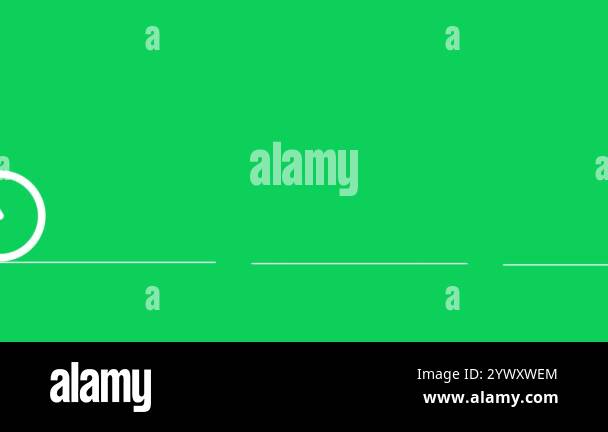 Bicycle animation video on green screen background. 2d floating bicycle ...