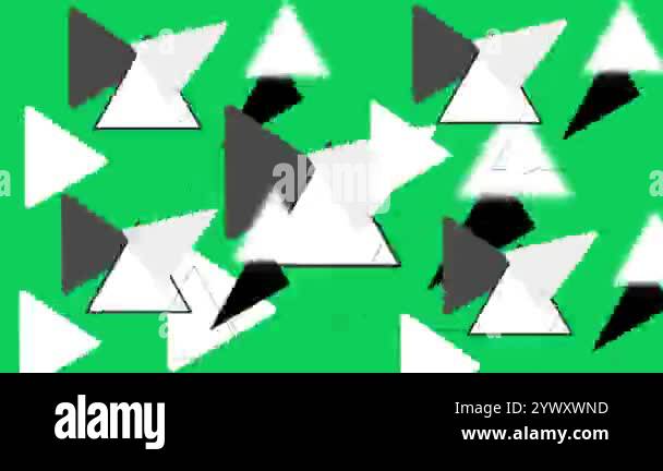 Green screen moving white triangle Stock Videos & Footage - HD and 4K ...