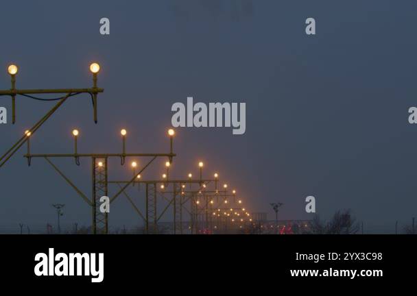 Airport approach lights Stock Videos & Footage - HD and 4K Video Clips ...