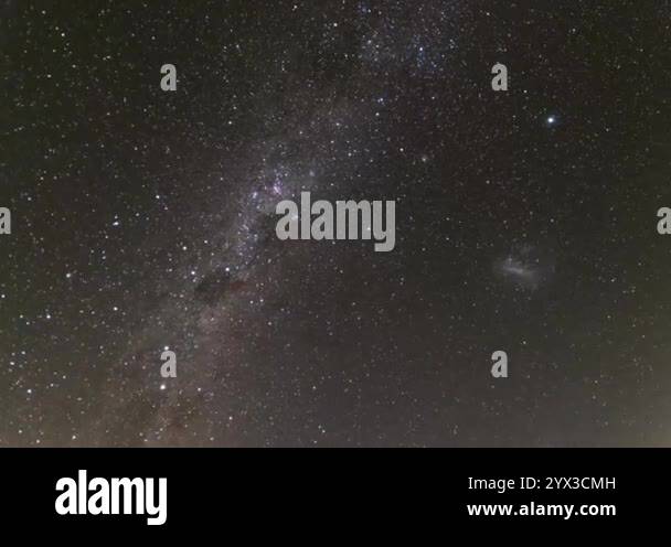Southern hemisphere time lapse shot of the milky way appearing to ...