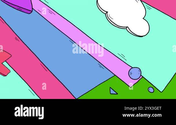 Abstract Colorful Cartoon Transitions is a pack that contains colorful ...