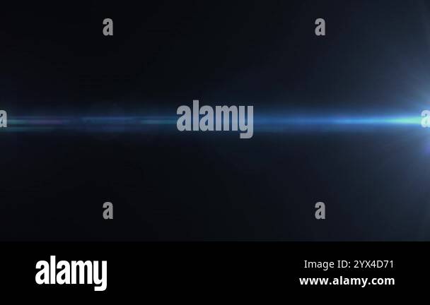 Abstract loop blue glow optical lens flare shine light animation from ...
