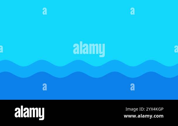 background wave animated simple background warna wave 4k looping Stock ...