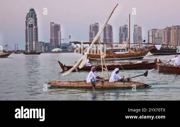 Katara14th traditional dhow festival in Doha Qatar SunShot showing ...