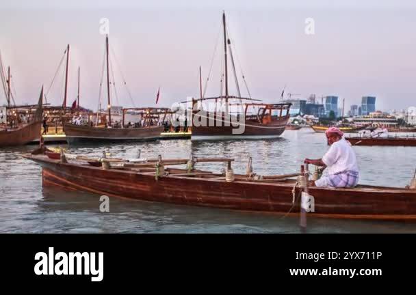 Katara14th traditional dhow festival in Doha Qatar SunShot showing ...