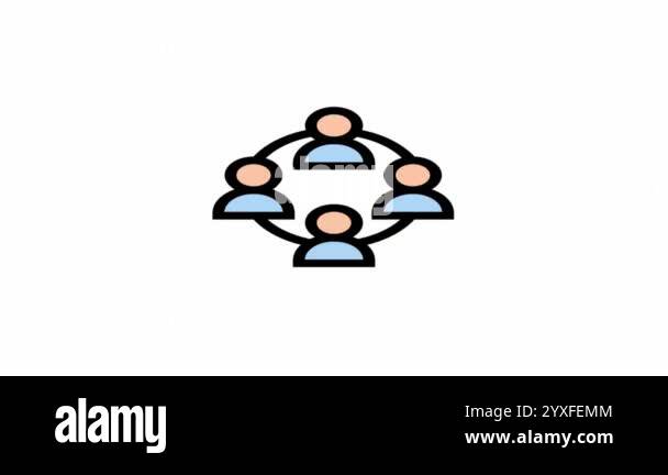 Agile and teamwork symbol - Agile, teamwork and project management icon ...