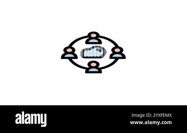Agile and teamwork symbol - Agile, teamwork and project management icon ...