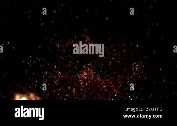 Fires. Blazing fire. Flames pattern. Spark and flame. Flame on black ...