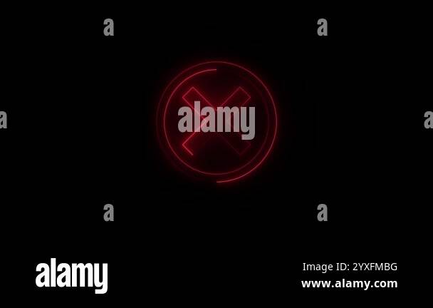Red Animation symbol incorrect cross symbol suspense Forbidden or ban ... Red Animation symbol incorrect cross symbol suspense Forbidden or ban ...