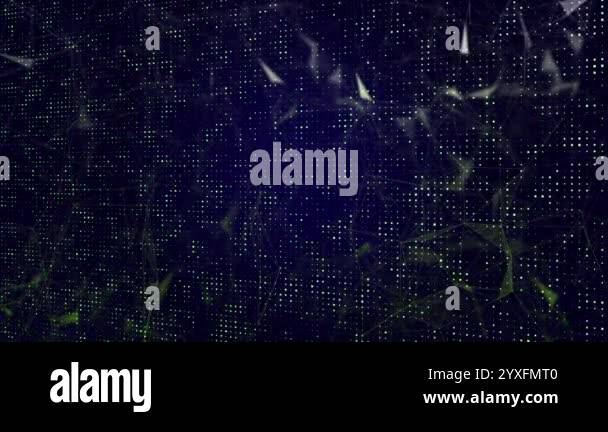 3D Plexus lines with triangular shapes network technology background with connected dots lines ...