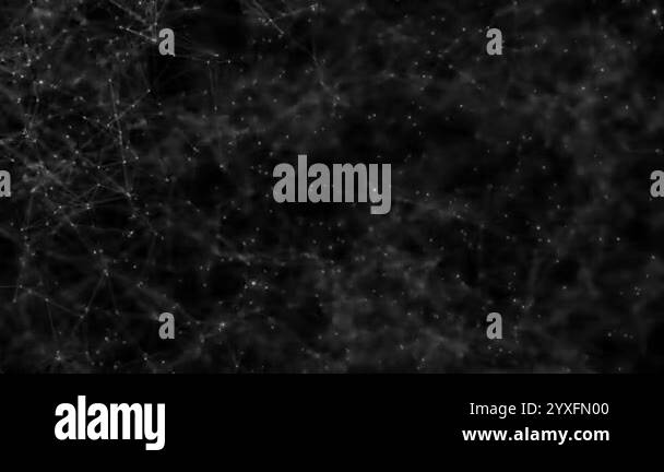 Technology digital abstract background. 3D 4K Network connection tech network connection lines ...