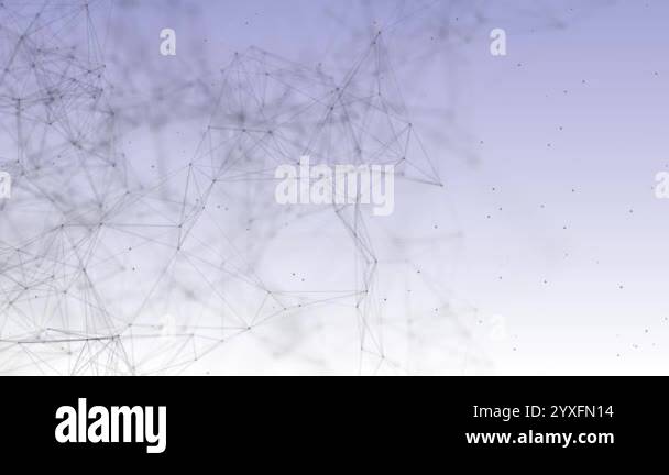 Abstract plexus triangles Abstract geometric particles and lines. Network connection big data ...