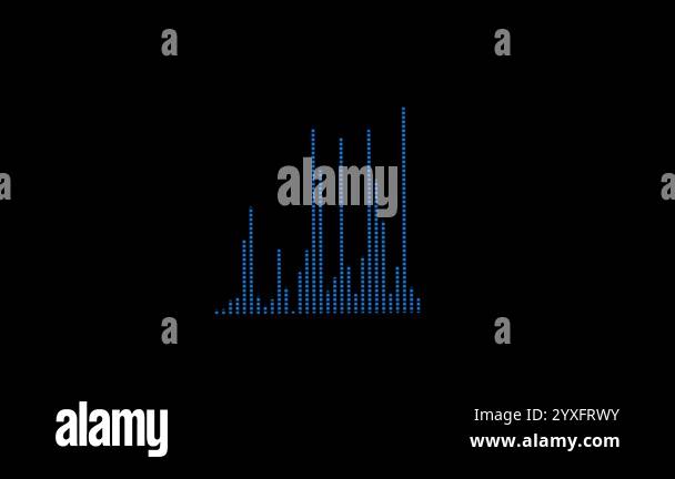 Sound Waves Audio Signal frequency Waveform voice radio wave disco music motion animation ...